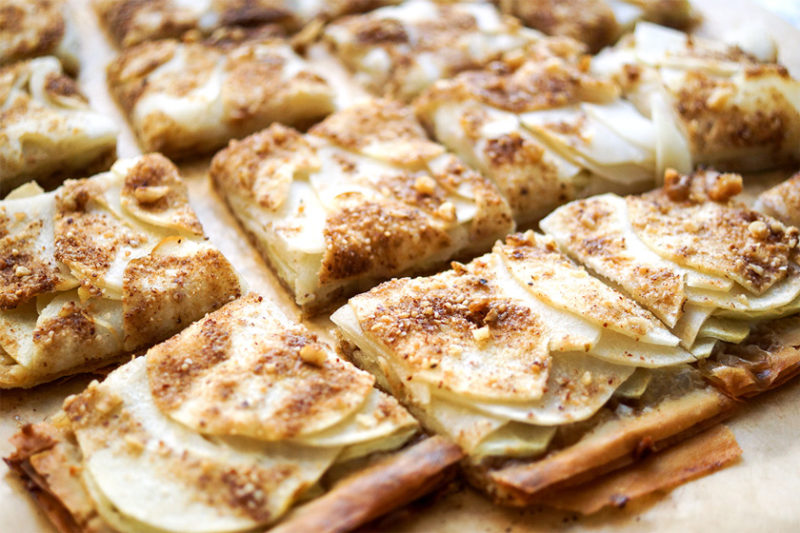 Easy Apple Pear Phyllo Tart | Recipe | Elle Republic