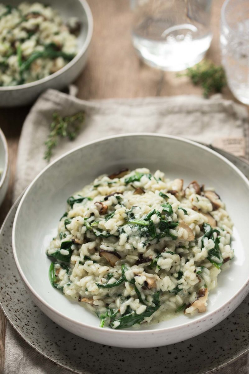 Shiitake Mushroom Blue Cheese Risotto | Recipe | Elle Republic