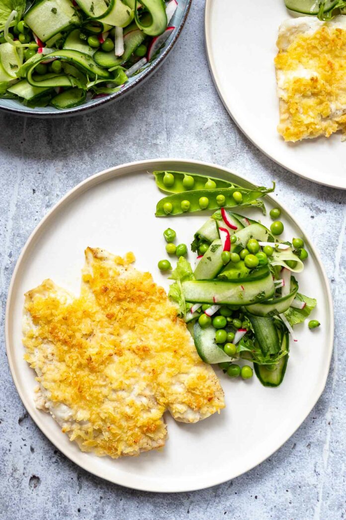 Baked Plaice with Parmesan-Panko Crust | Recipe | Elle Republic