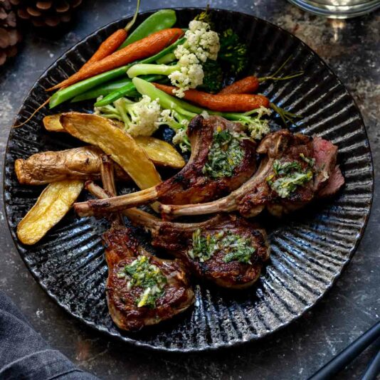 Grilled Lamb Chops with Lemon-Mint Gremolata | Recipe | Elle Republic