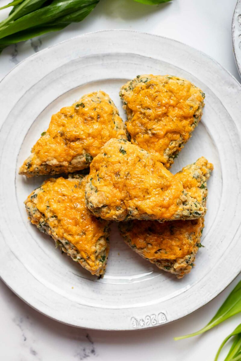 Wild Garlic and Cheddar Scones | Recipe | Elle Republic