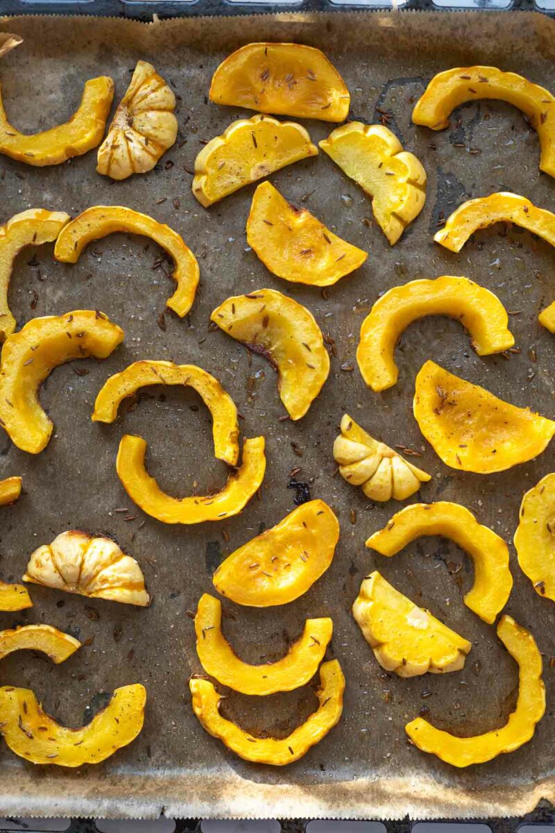 Roasted Delicata Squash (Sweet Dumpling) | Elle Republic