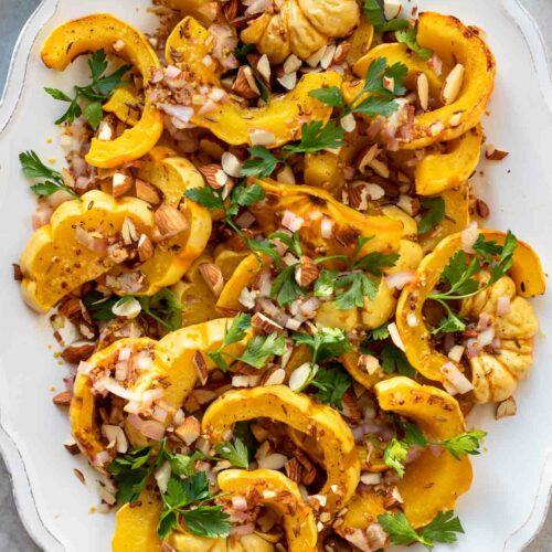 Roasted Delicata Squash (Sweet Dumpling) | Elle Republic