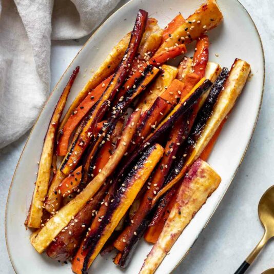 Miso Roasted Carrots and Parsnips | Recipe | Elle Republic