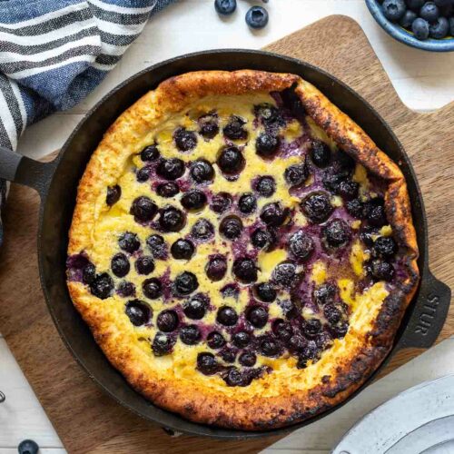 Blueberry Dutch Baby | Recipe Elle Republic