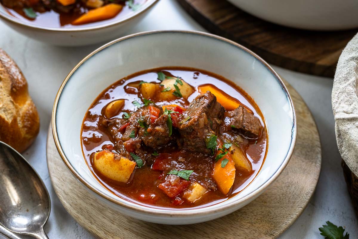 Beef Goulash - Classic Beef Stew Recipe | Elle Republic