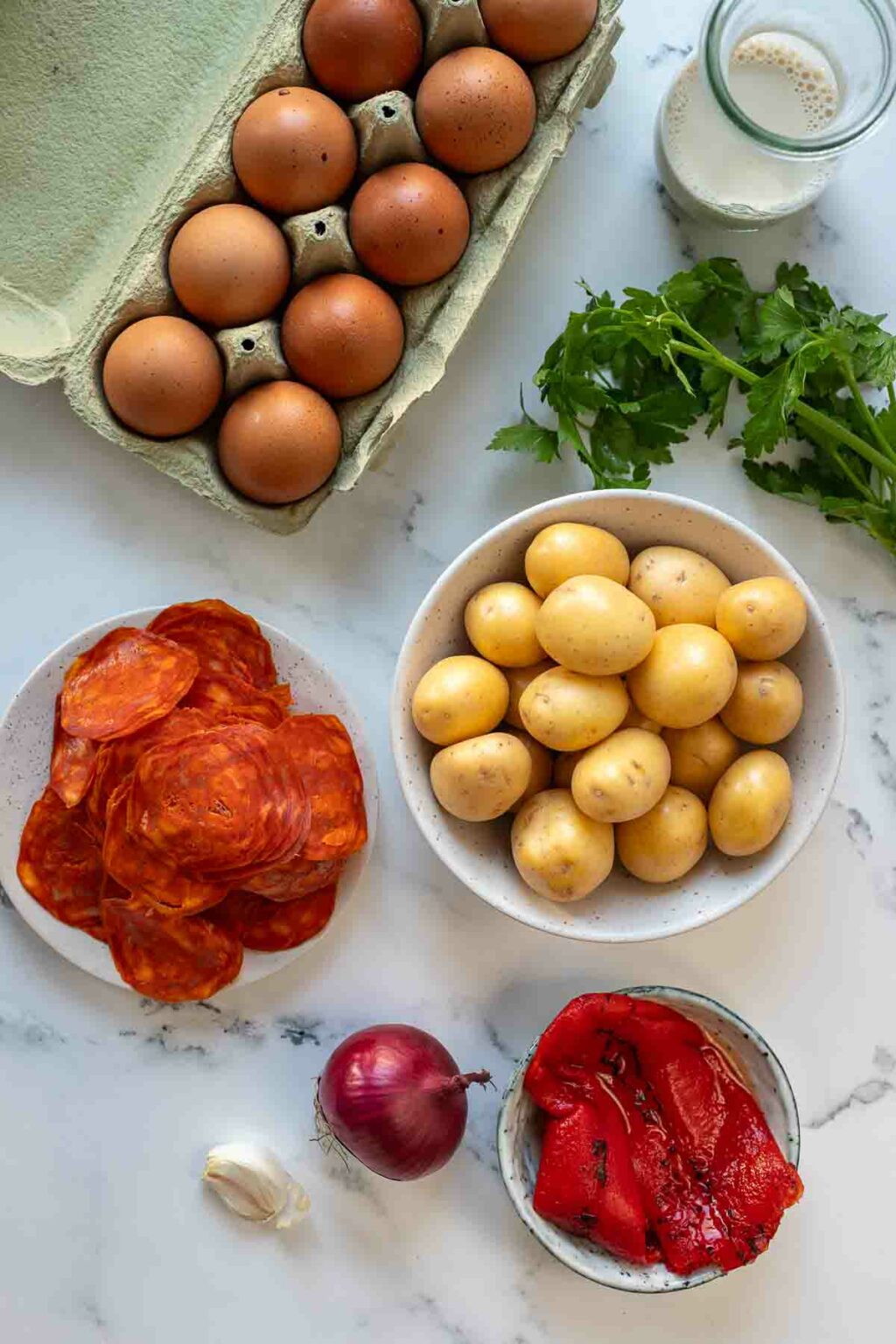 Potato and Chorizo Frittata | Recipe | Elle Republic